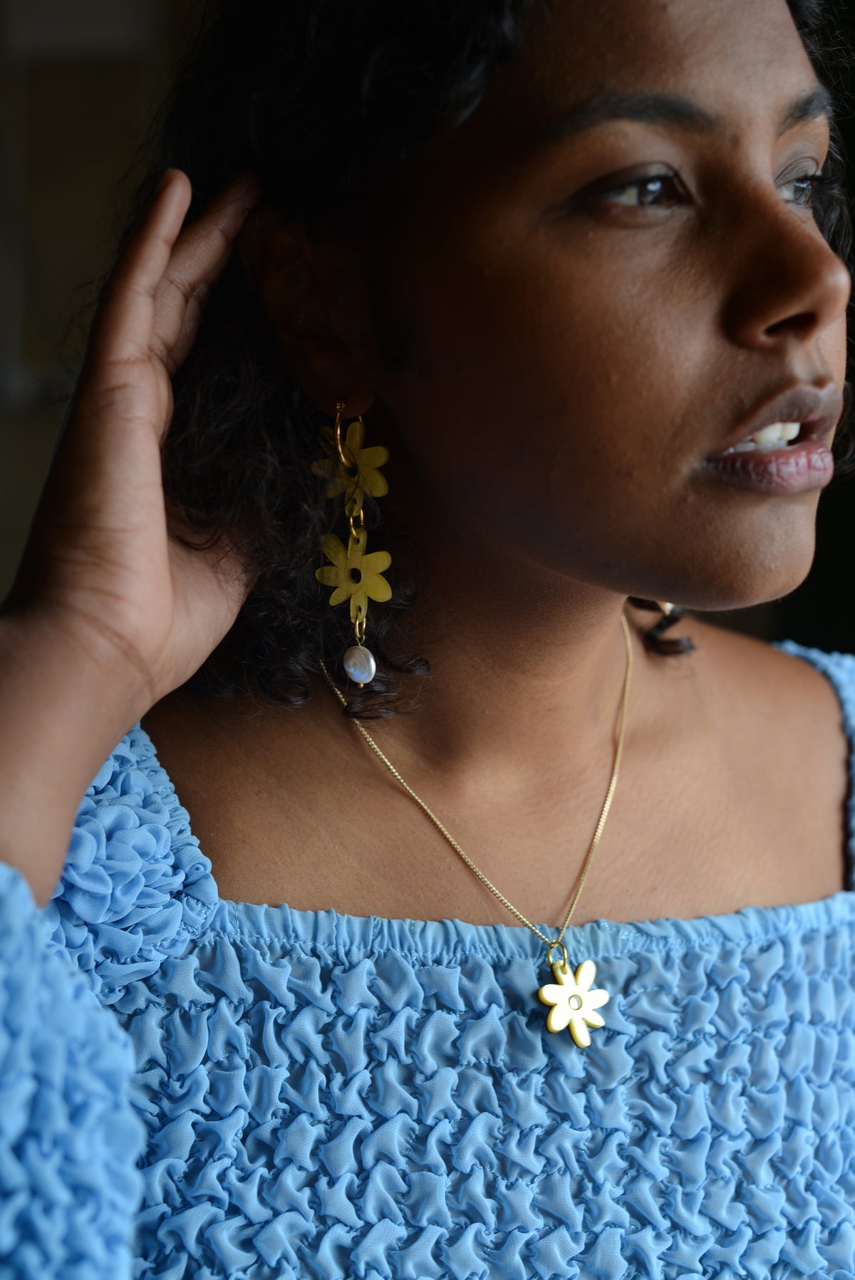 Daisy Pearls Yellow – fizzgoespop